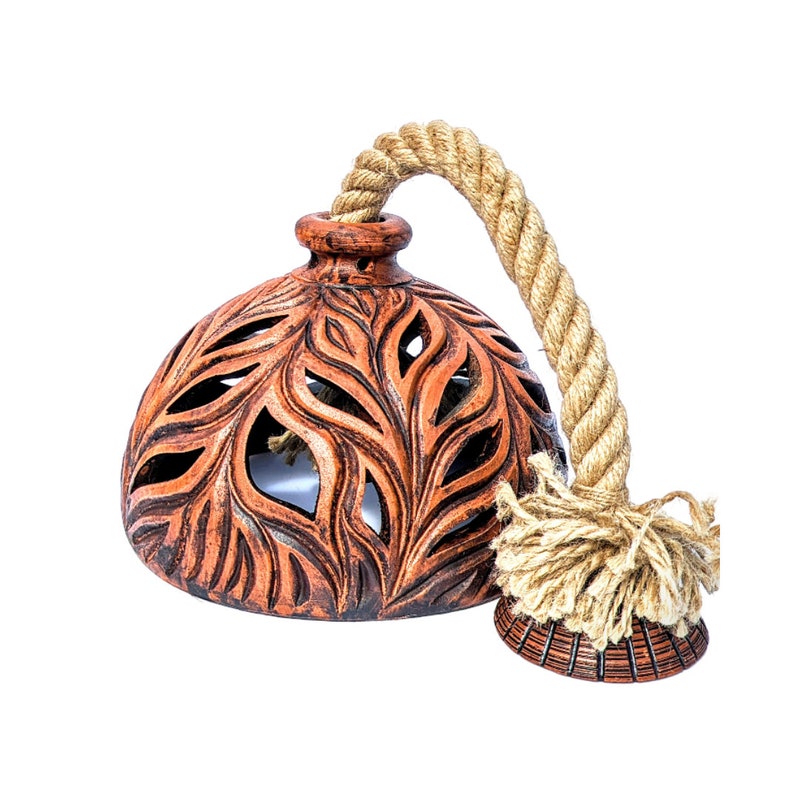 Terracotta Pendant Light - Etsy