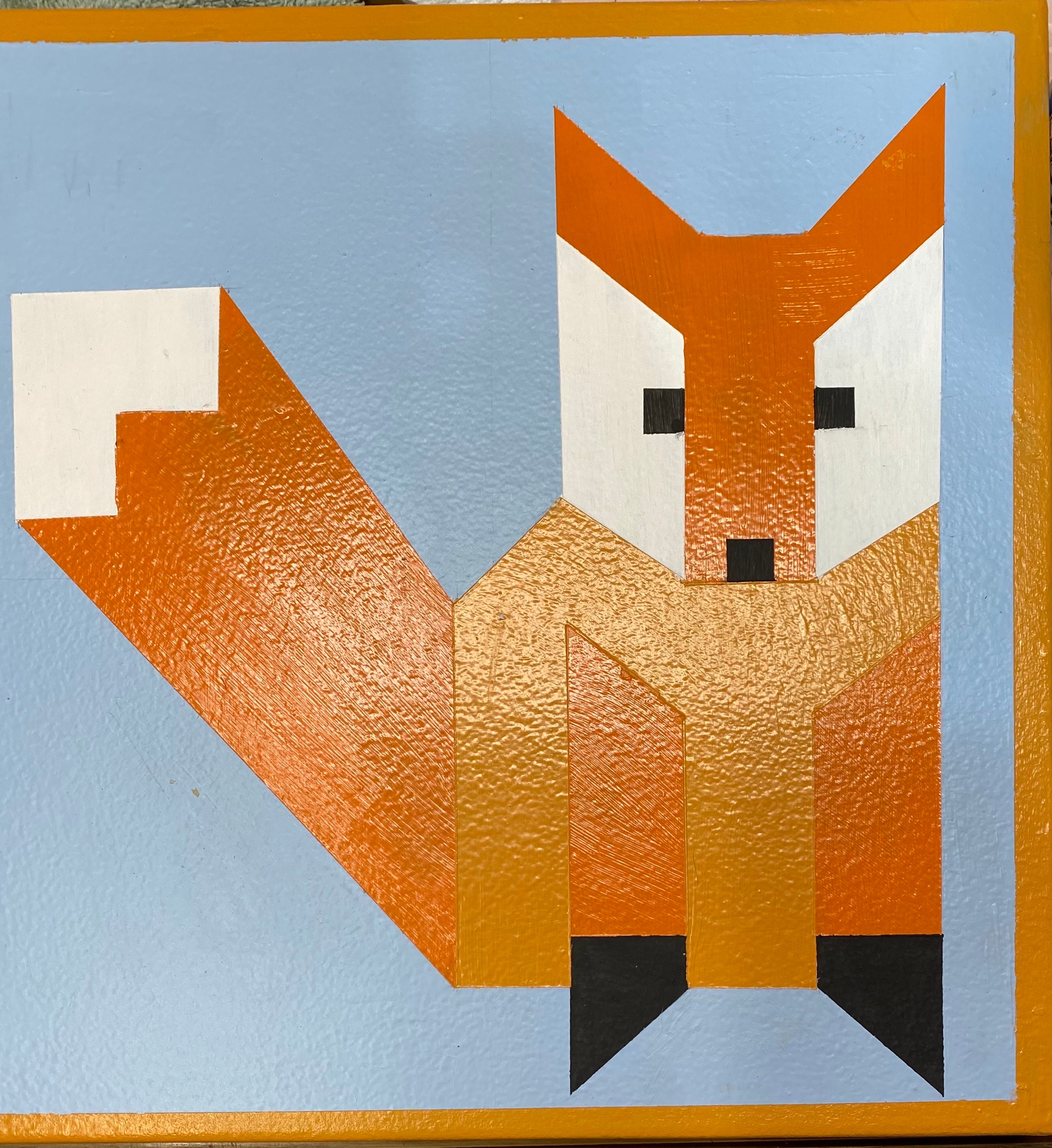 Barn/porch Quilt “foxy Fox” (12 Inch Barn/porch) - Etsy