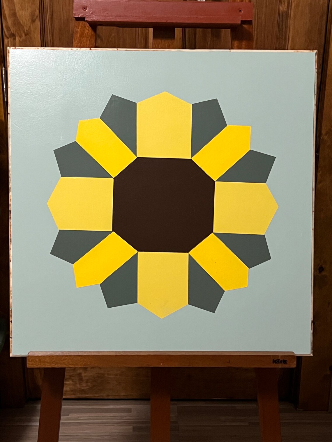 Barn Quilt sunflower 24 Wooden Barn/porch/garden Quilt - Etsy