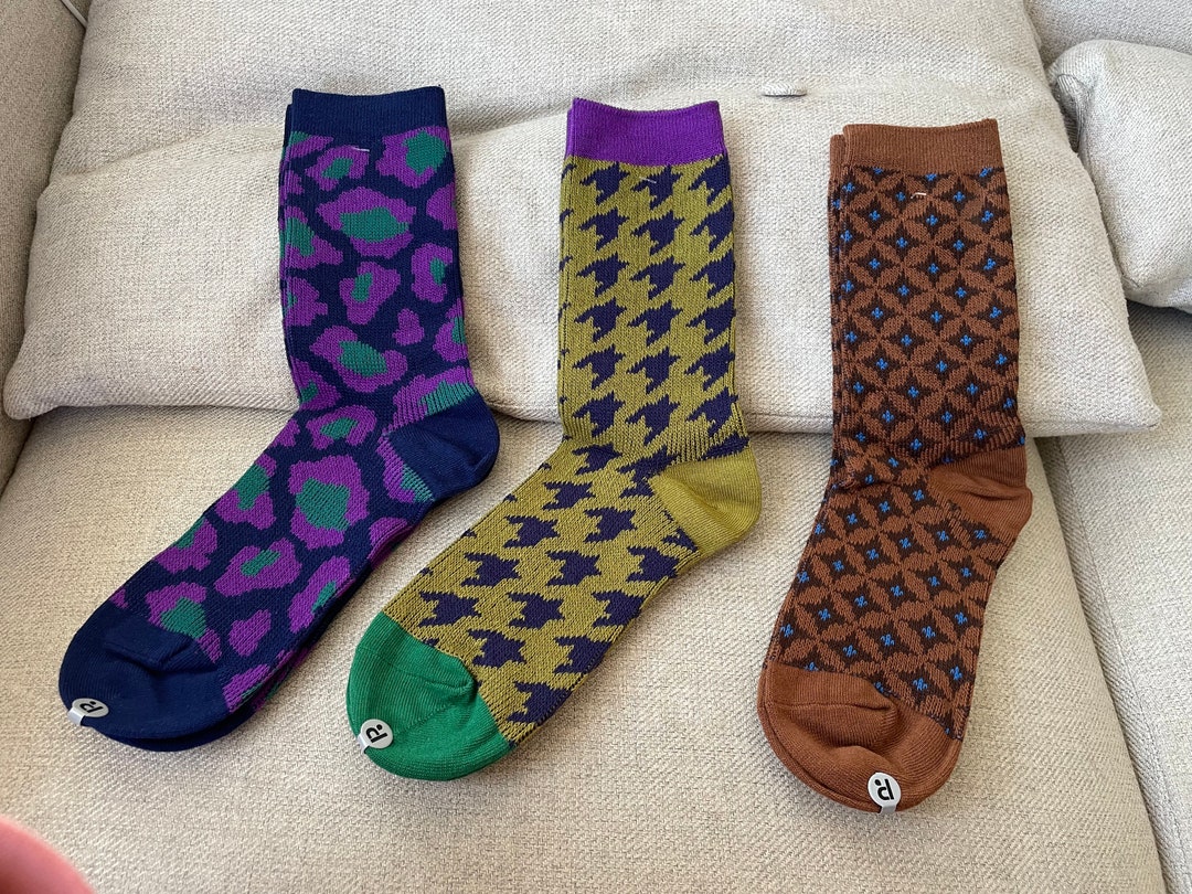 Preppy Socks, Vintage Socks｜ Retro Socks Designs, Houndstooth Socks ...