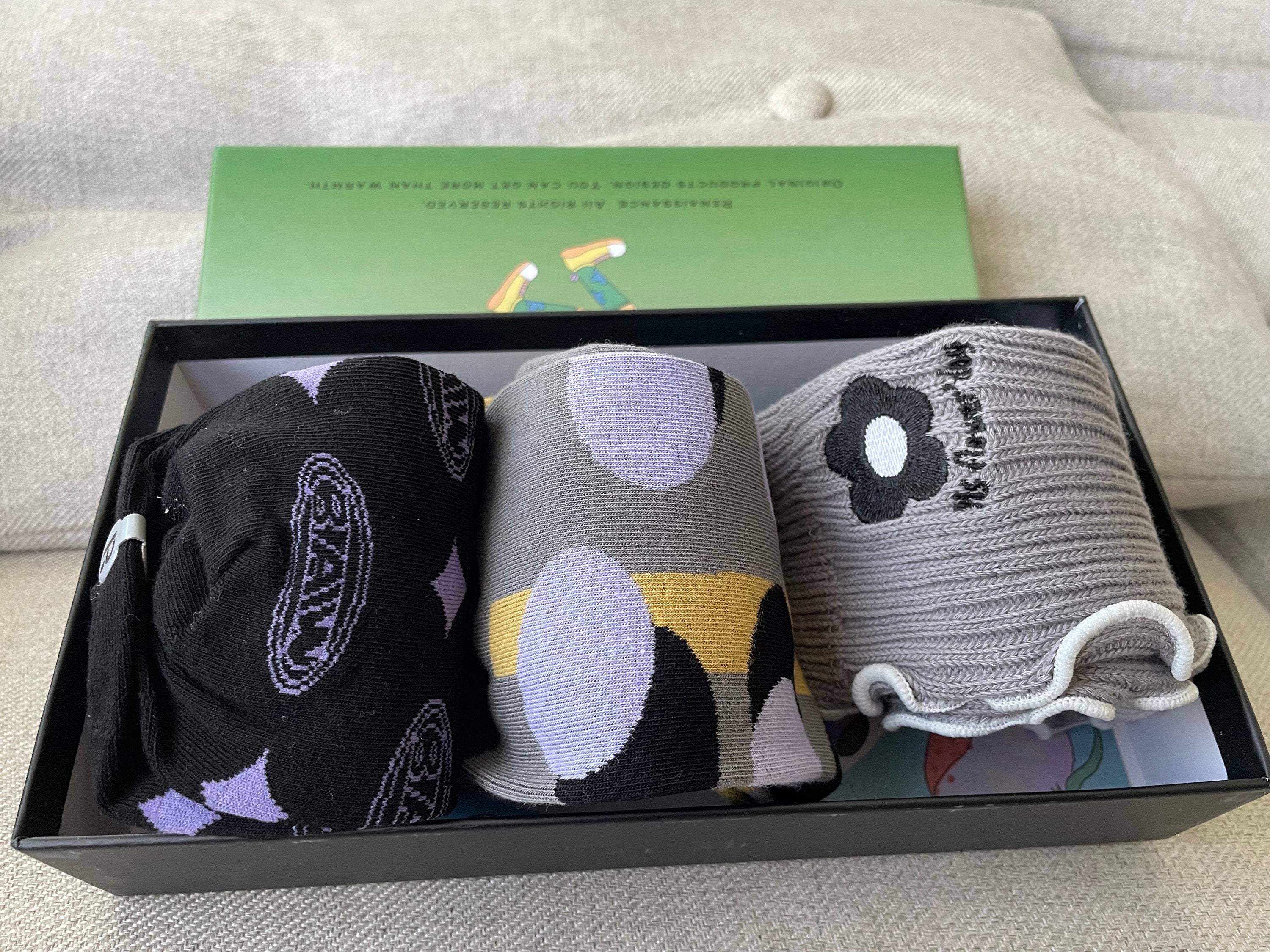 Y2k Socks, Stars & Celestial Socksartistic Floral Socks Retro Socks ...