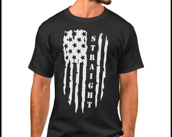Straight Flag Shirt - Etsy