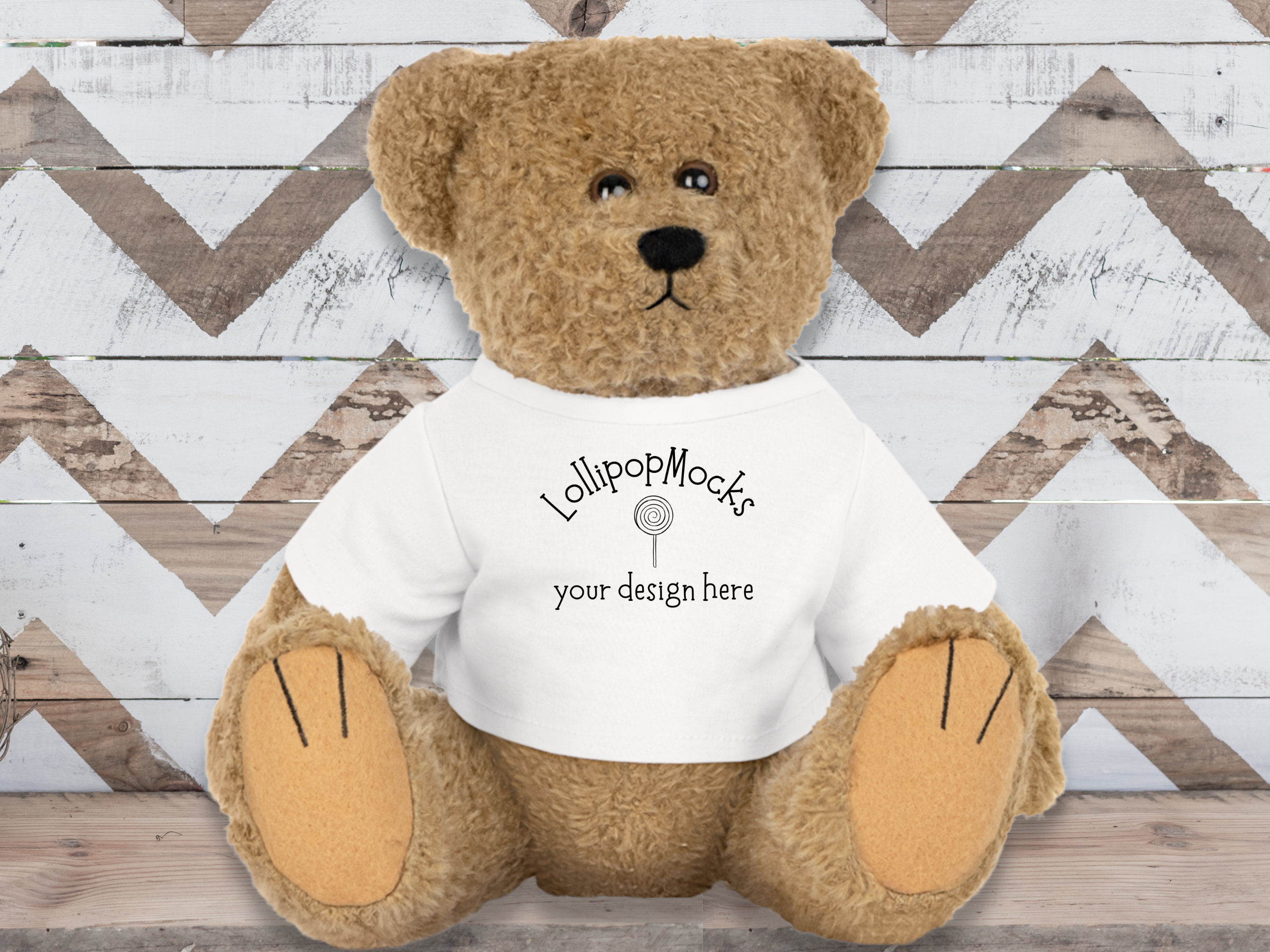 Teddy Bear Mock Up, Stuffed Animal Mockup, Printify Stuffed Animal Mock ...