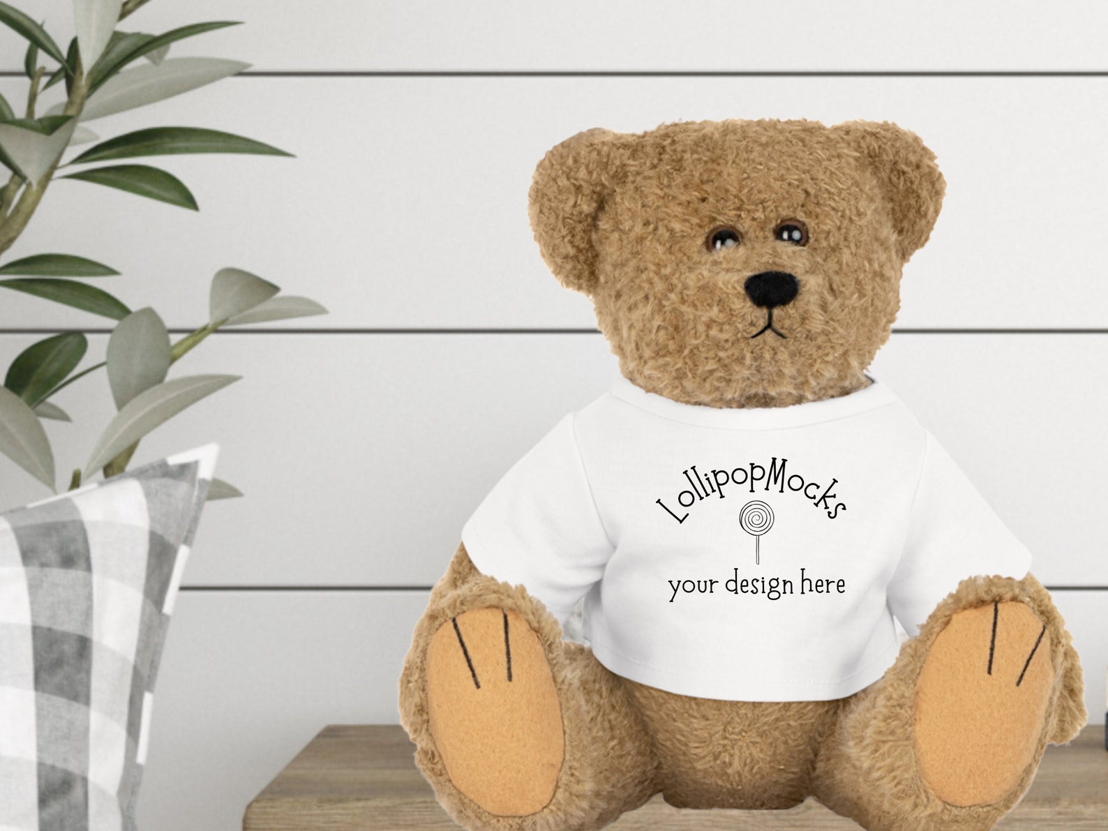 Teddy Bear Mock Up, Plush Bear Mockup, Stuffed Animal Mockup, Teddy ...
