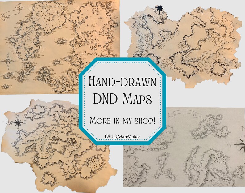 Fantasy Map for Dungeons and Dragons 5th Edition DND 5e - Etsy