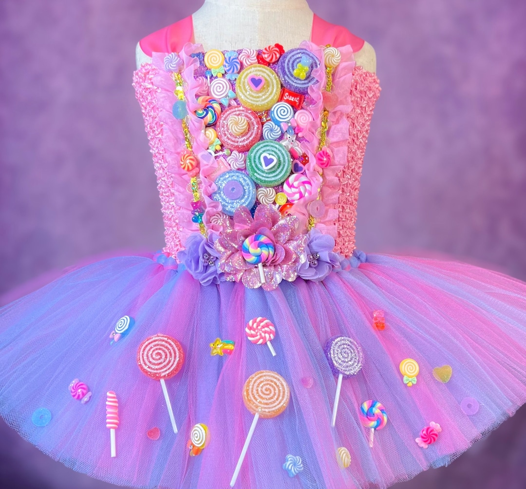 Pink Candy Queen Princess Candyland Sweets Costume Onederful Two Sweet ...