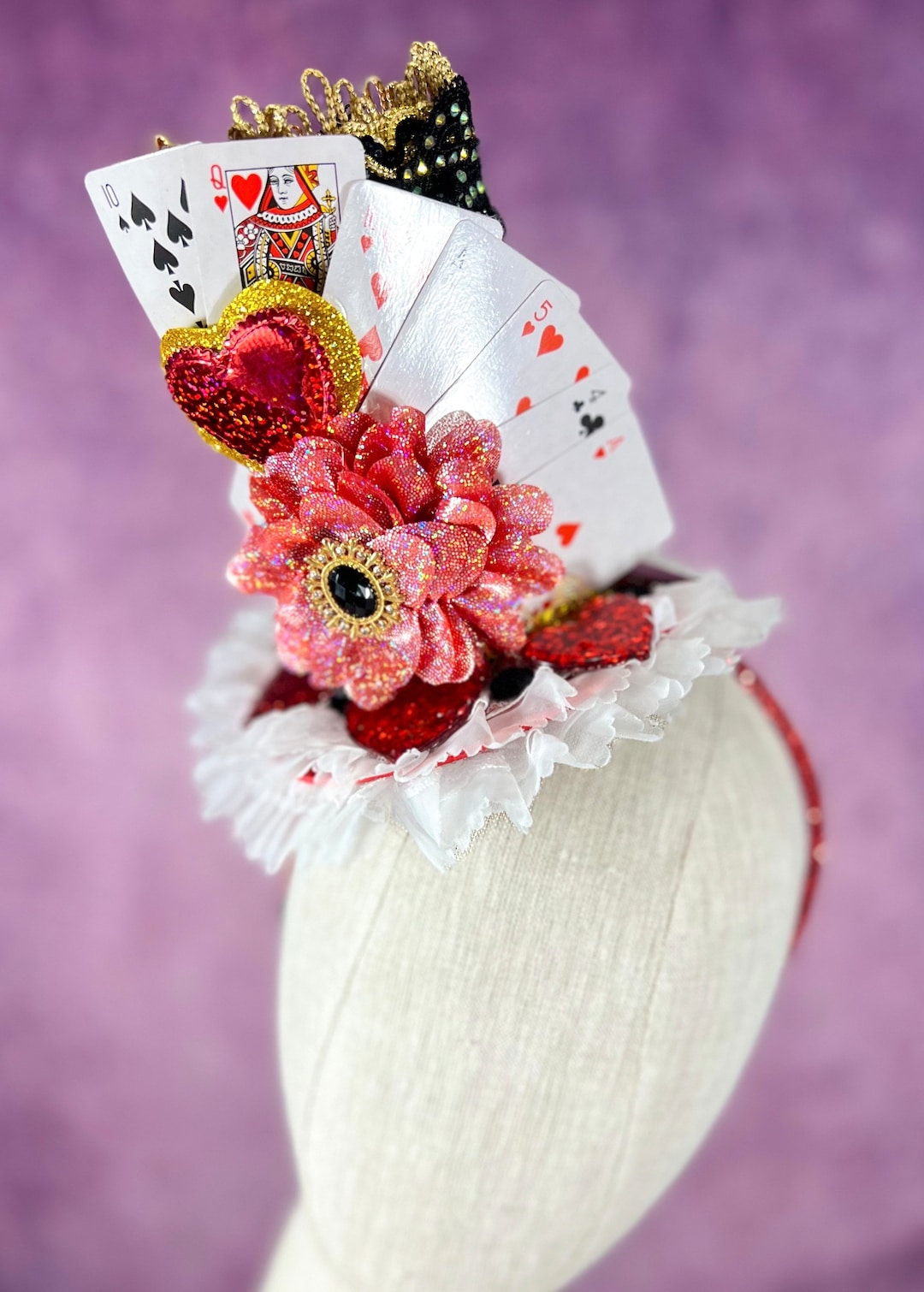 Queen of Hearts Playing Cards Princess Pageant Party Dance Recital ...