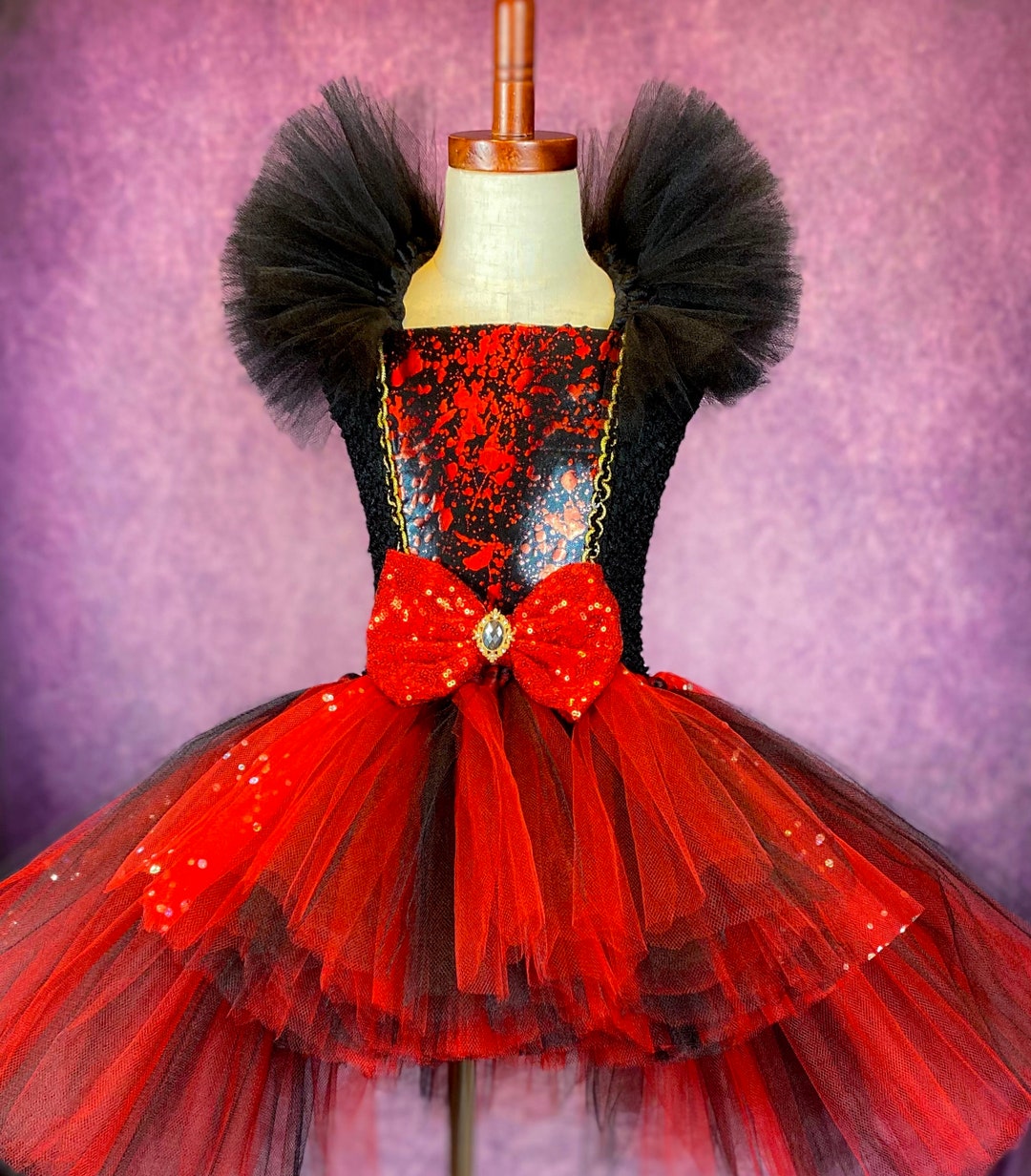 Vampire Count Halloween Costume Party Pageant Dance Recital Hilow Dress ...