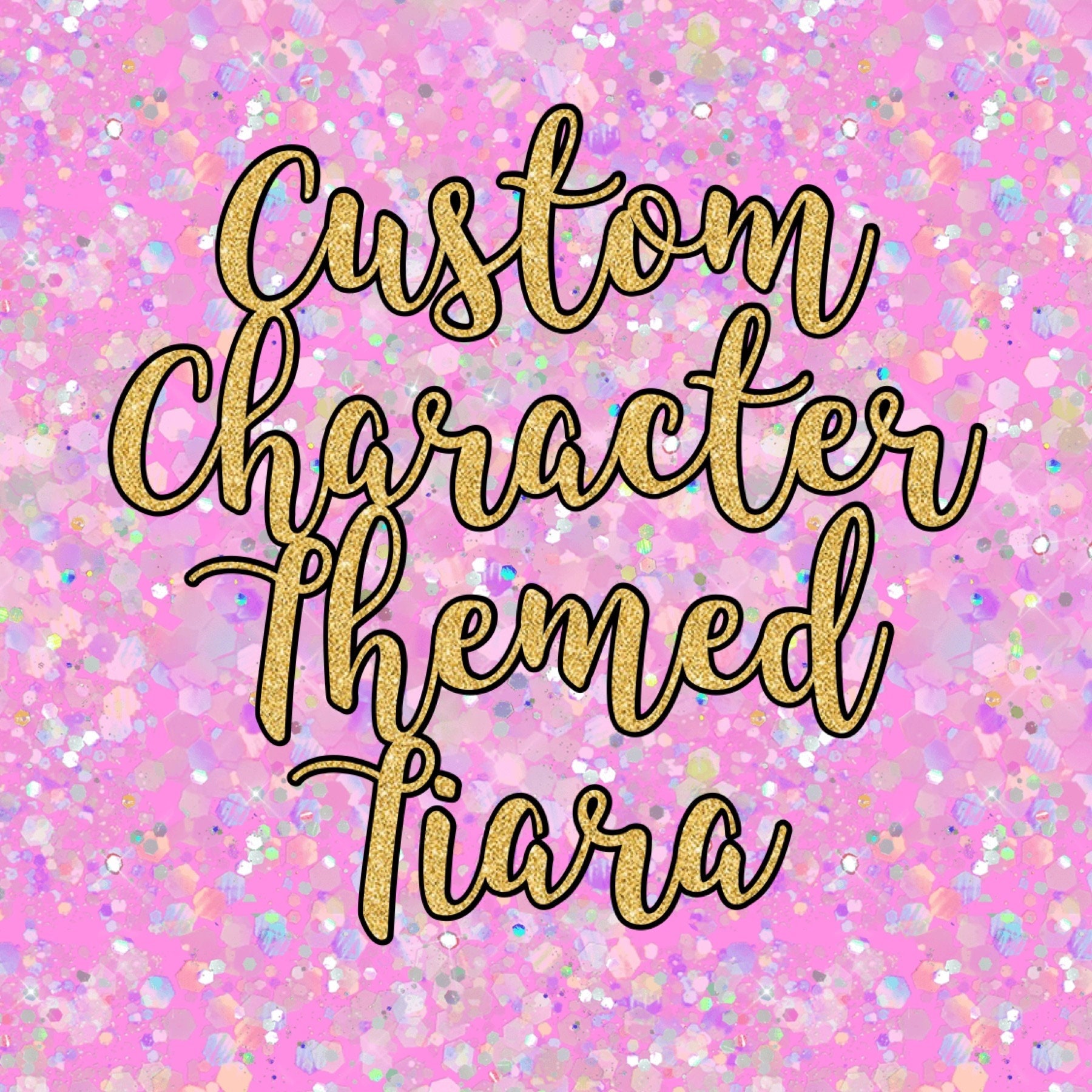 Custom Character Themed Princess Tiara/crown - Etsy