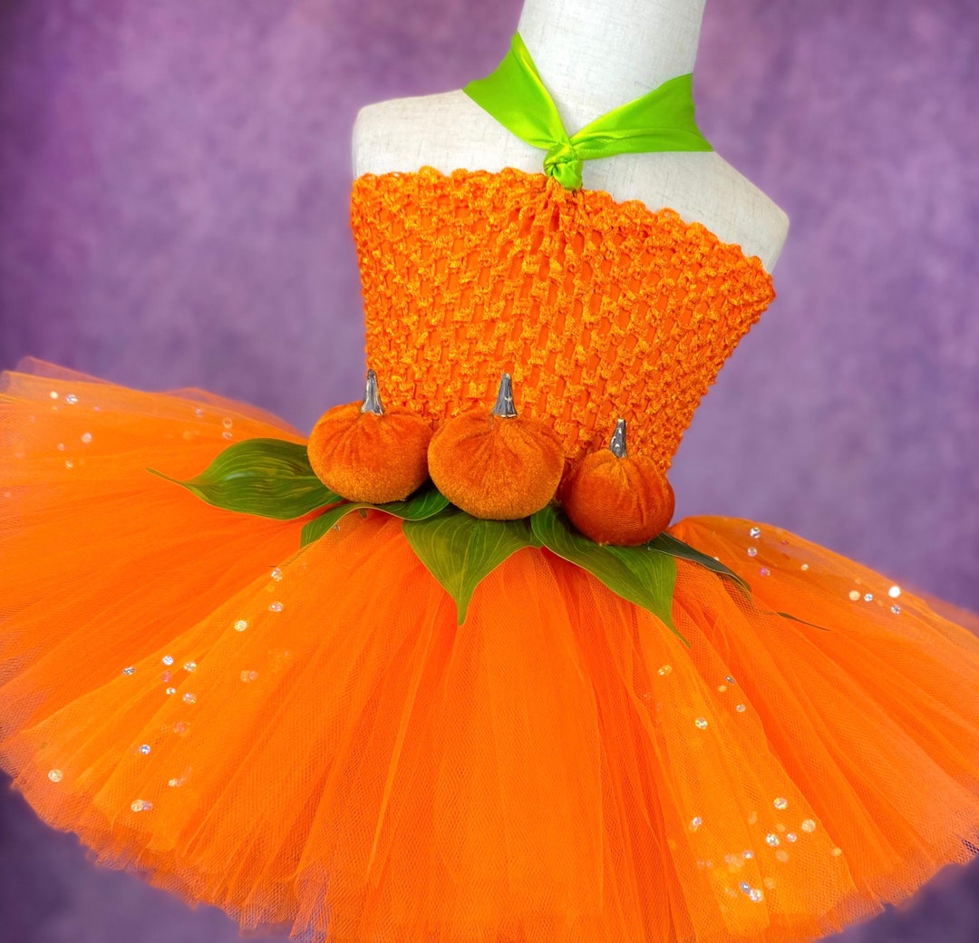 Pumpkin Orange Pumpkin Patch Halloween Costume Party Pageant Dance ...