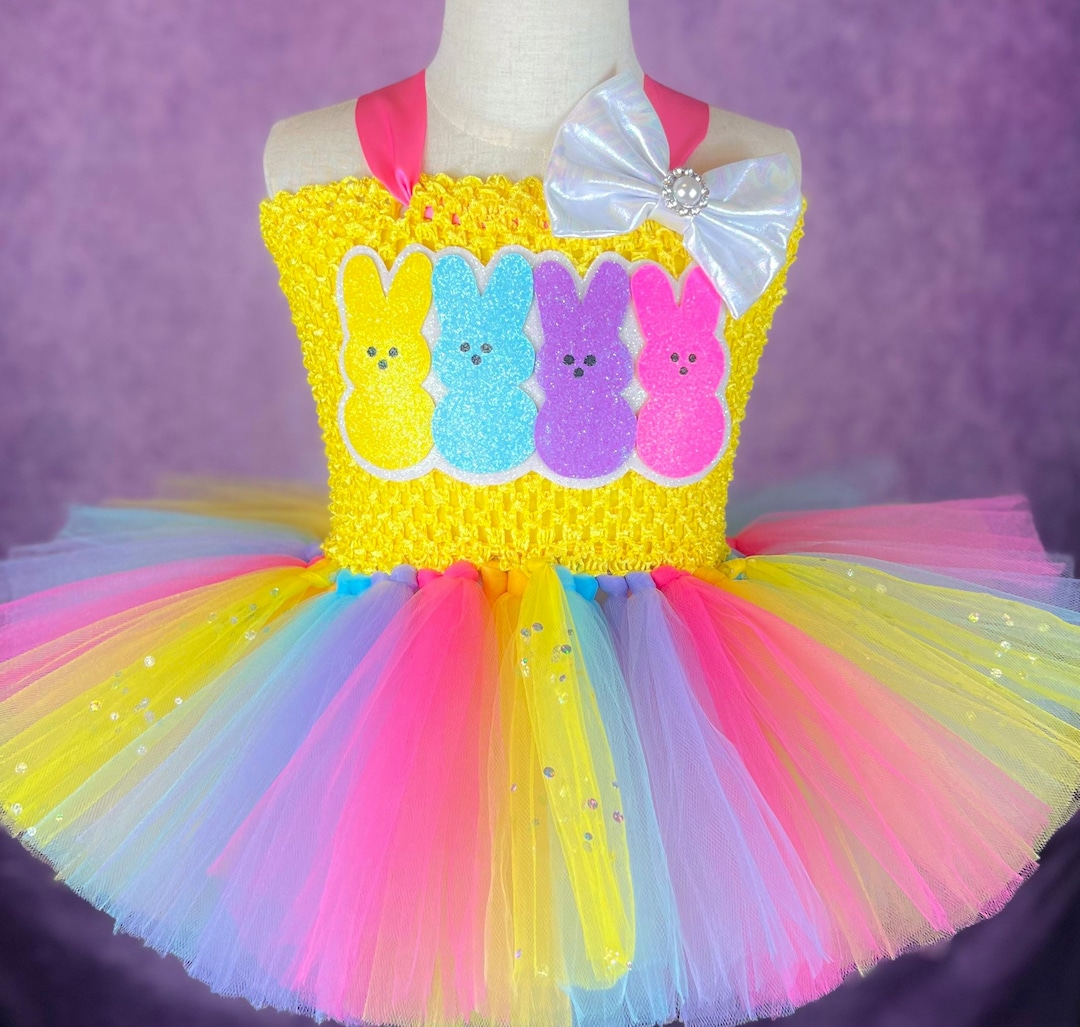 Easter Bunny Costume Party Pageant Dance Recital Peep Dress - Etsy