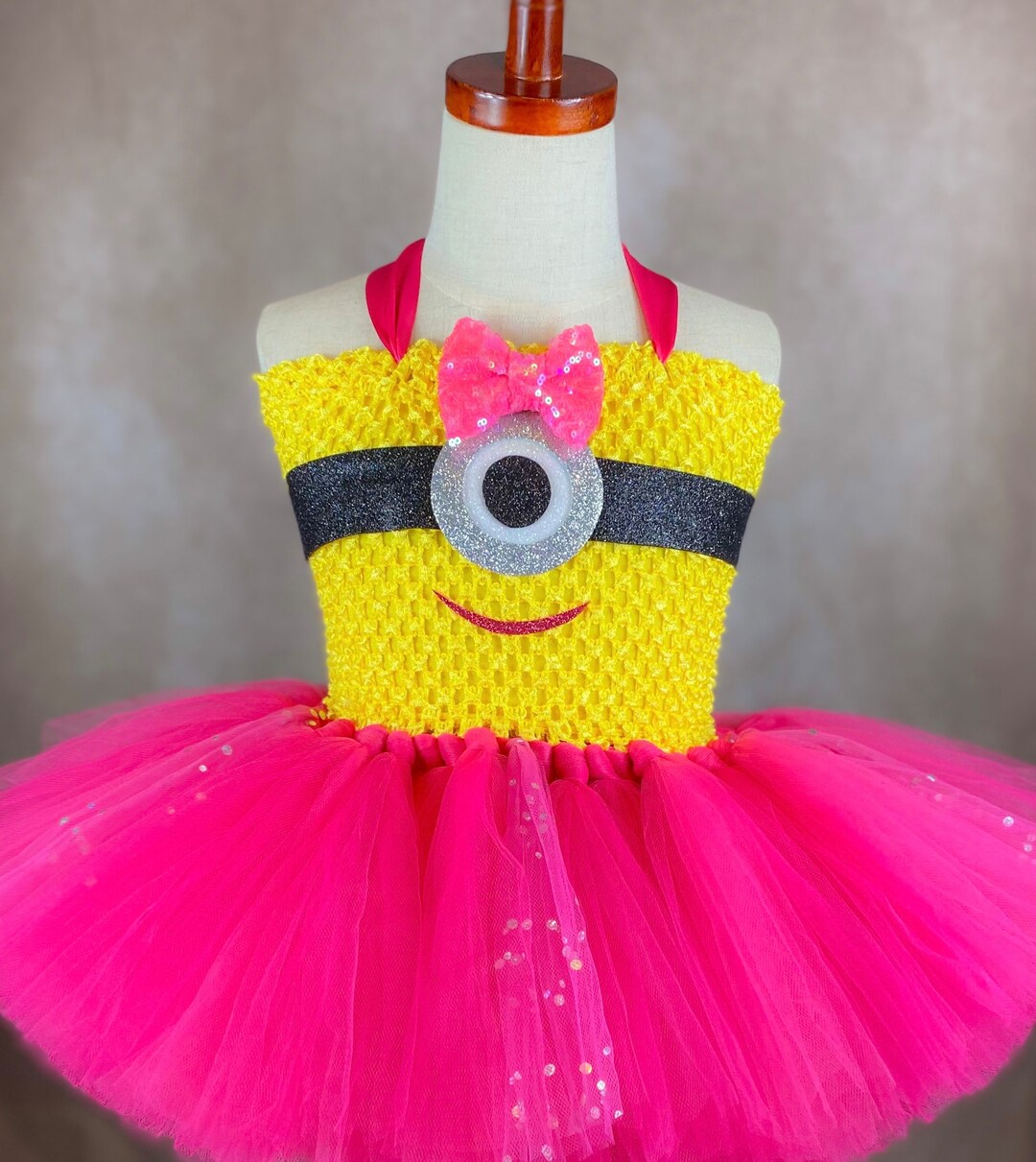 Pink Minion Despicable Me Villain Assistant Halloween Costume Party ...