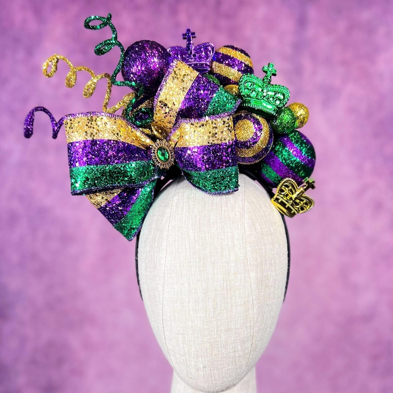 Mardi Gras Headband - Etsy