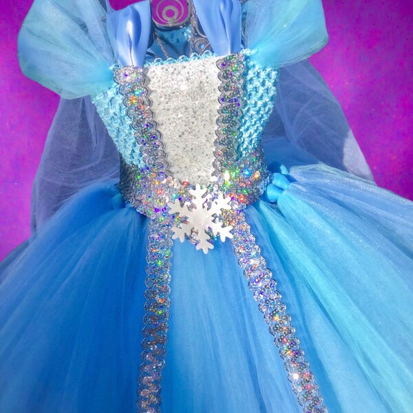 Elsa Tutu Dress - Etsy