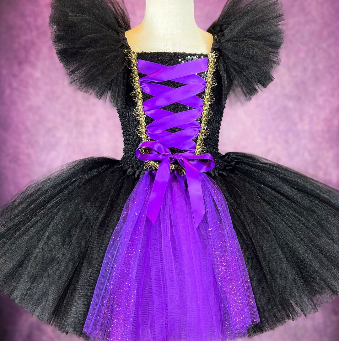 Maleficent Evil Villain Sleeping Beauty Halloween Costume Princess ...