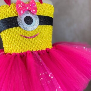 Pink Minion Despicable Me Villain Assistant Halloween Costume Party ...