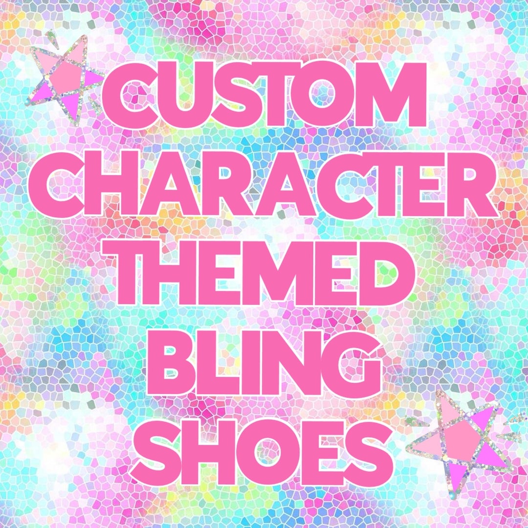 Custom Rhinestone Pearl Bling Princess Birthday Party Pageant Shoes ...