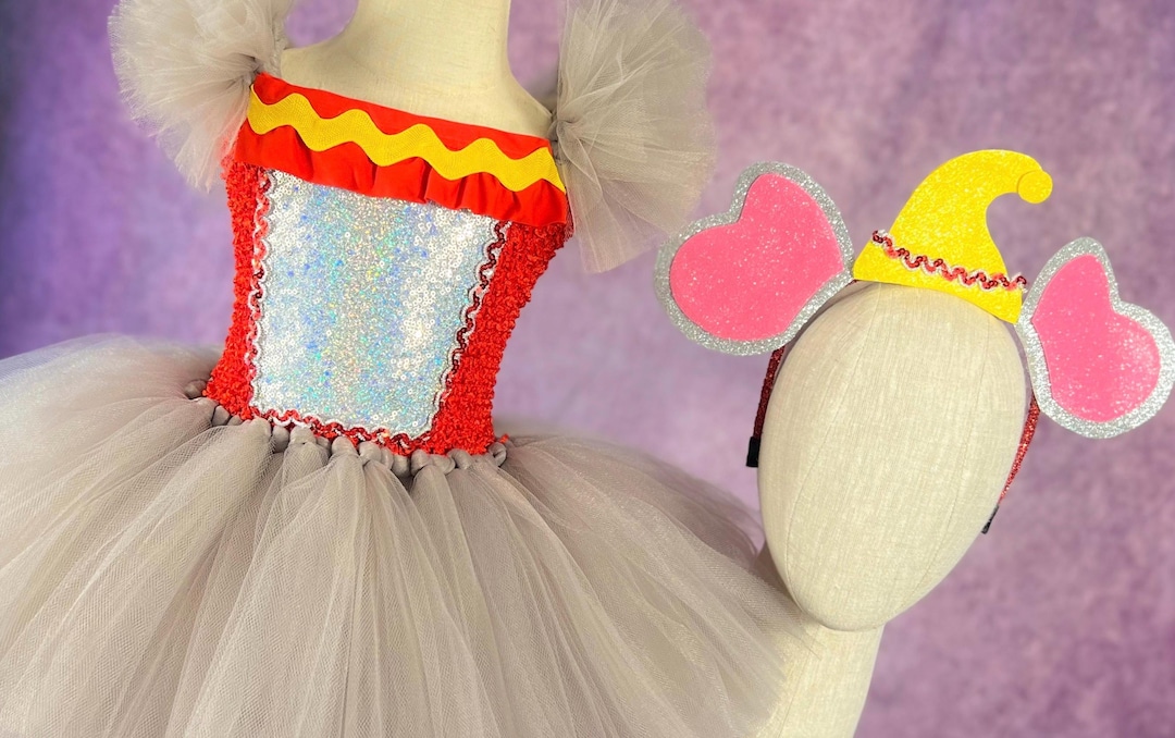 Dumbo Elephant Pageant Party Dance Recital Halloween Costume Dress ...