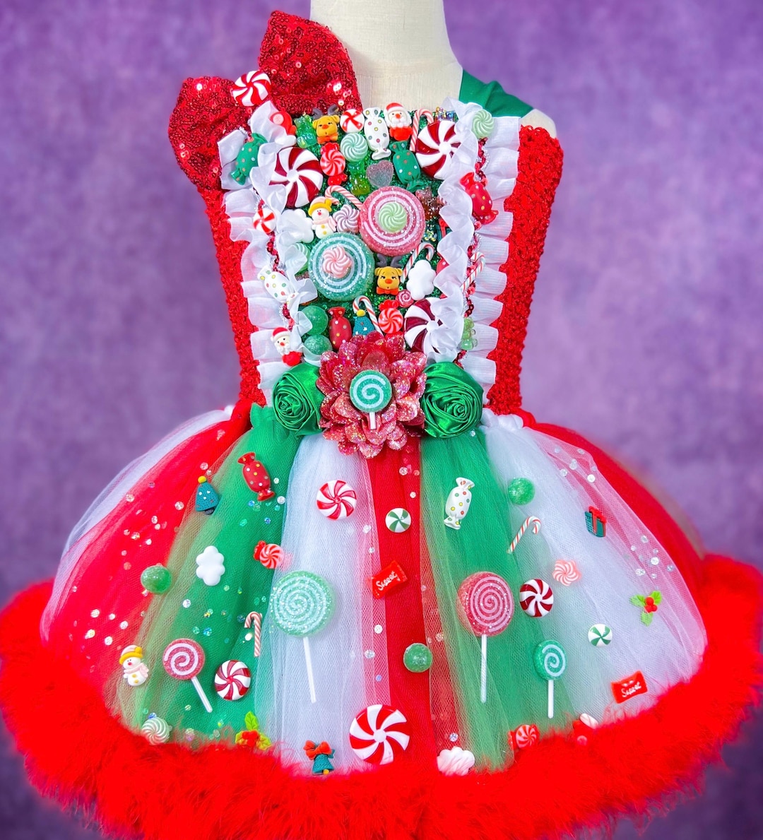 READY TO SHIP 3-4T Candy Queen Christmas Princess Candyland Sweets ...