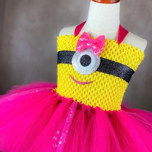 Pink Minion Despicable Me Villain Assistant Halloween Costume Party ...