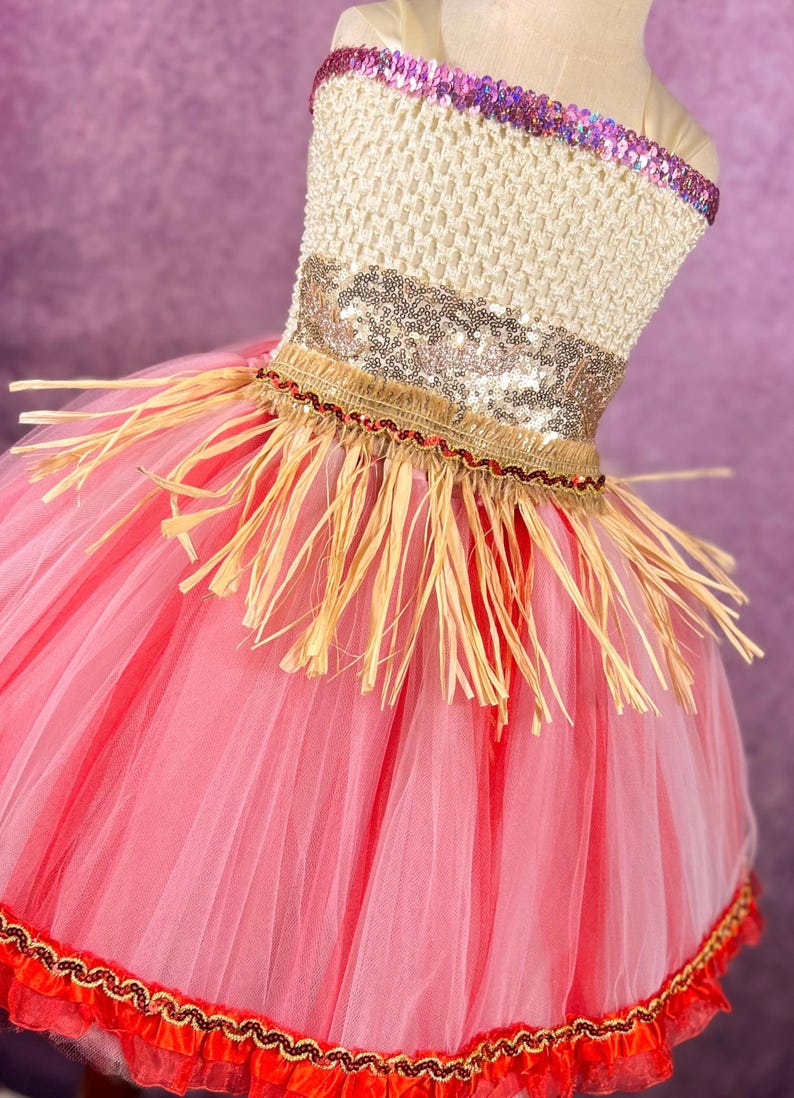 Sina Moana Polynesian Princess Costume Dress: Island Girl, Halloween ...