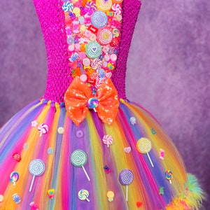 Adult Candy Queen Costume Dress - Vibrant Candyland Party Outfit - Etsy