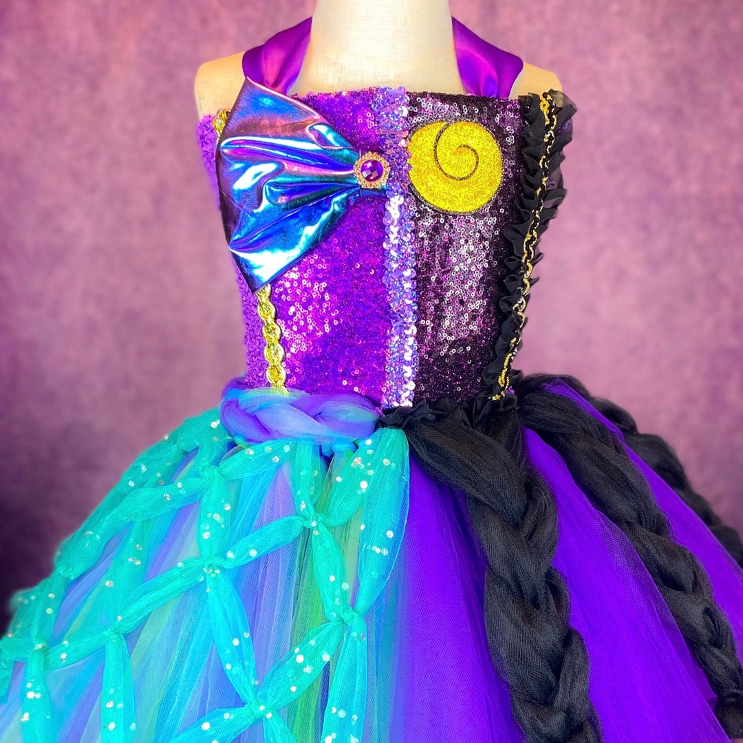 Ariel Mermaid Ursula Sea Witch Combo Dress - Etsy