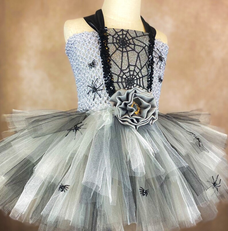 Spider Princess Spooky Halloween Costume Party Pageant Spiderweb Dress ...