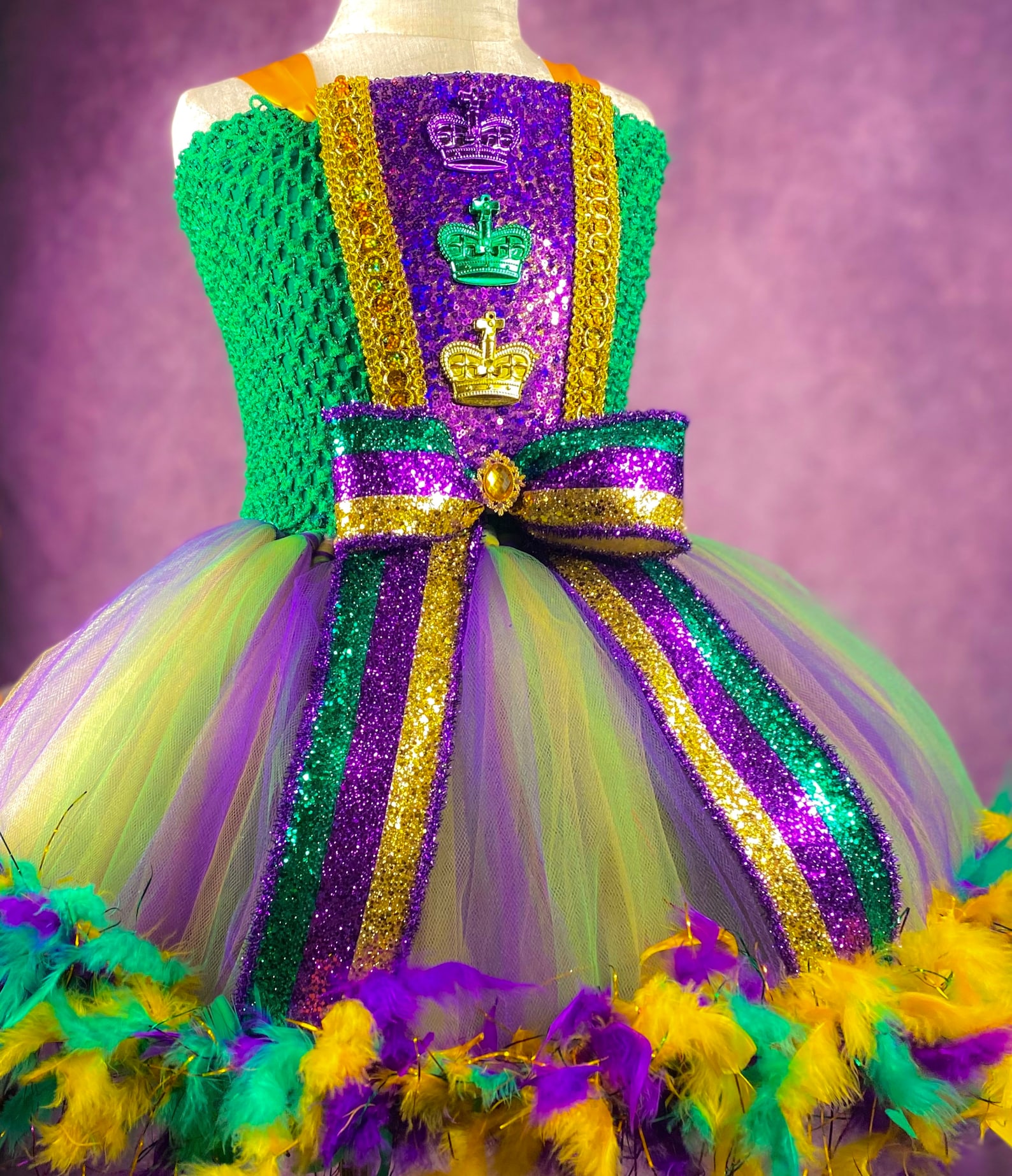 Mardi Gras Fleur De Lis Masquerade Mask Crown Parade Pageant Party ...