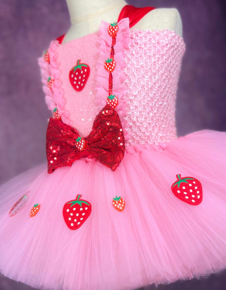 Pink Strawberry Princess Strawberry Patch Festival Costume Party ...