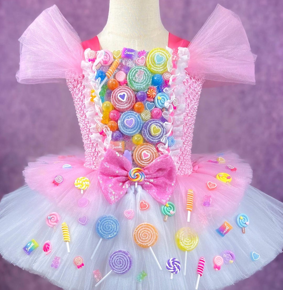 Pink Layered Candy Queen Princess Candyland Onederful Two Sweet ...