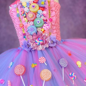 Pink Candy Queen Princess Candyland Sweets Costume Onederful Two Sweet ...