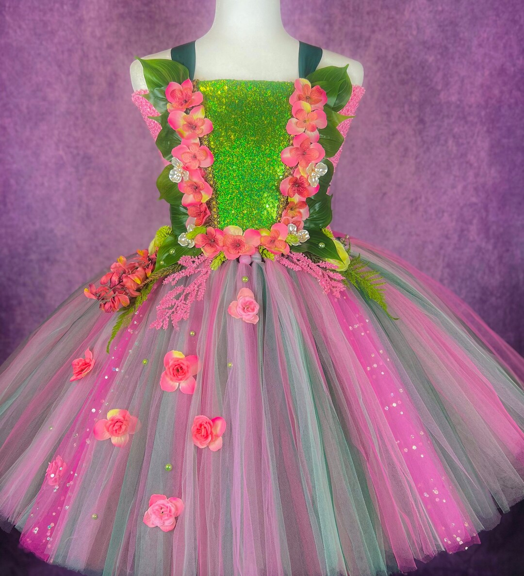 Spring Floral Fae Whimsical Pageant Party Costume Dance Recital Forest ...