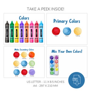 Busy Book Printable Toddler Montessori Activities, Preschool Prep Prek ...