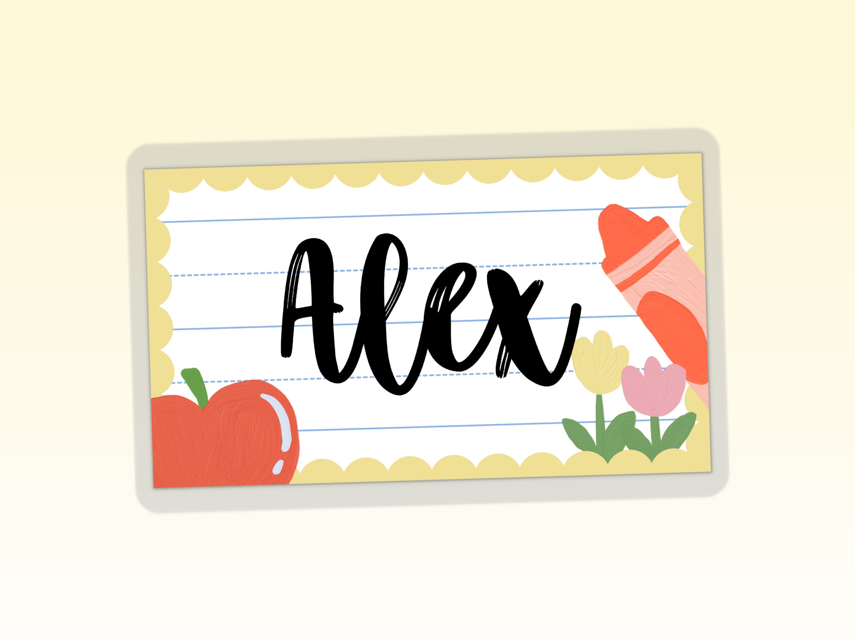 Alex In Bubble Letters