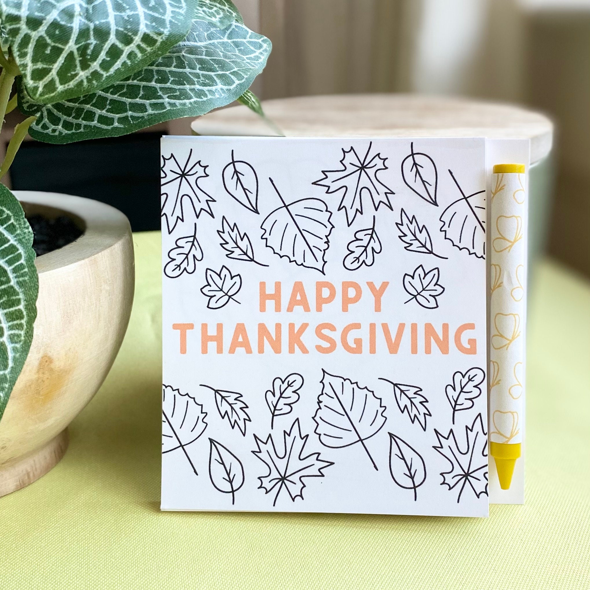 Printable Thanksgiving Coloring Cards, DIY on the Go Kits for Kids ...