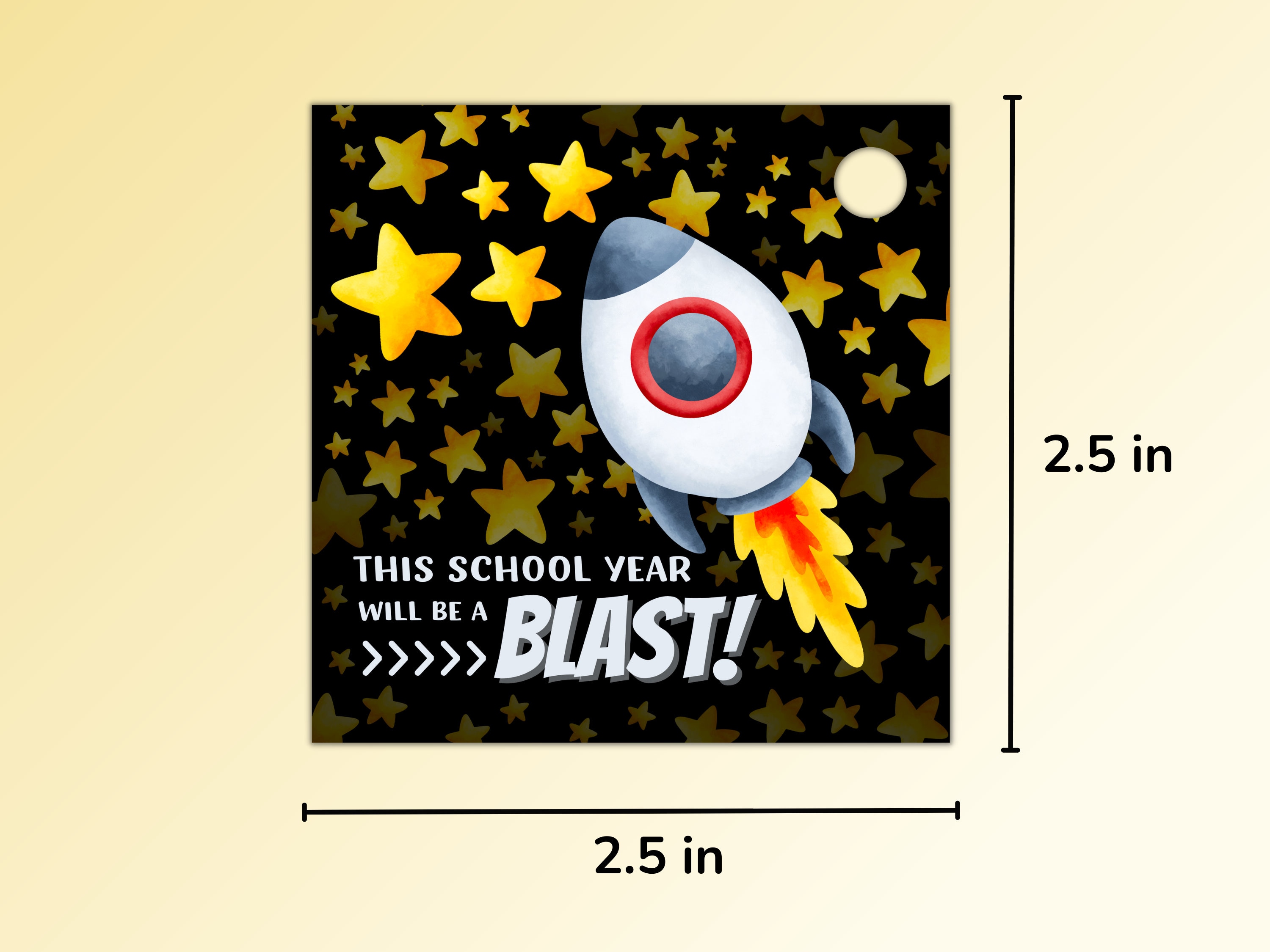 Back to School Space Gift Tags Printable First Day of School - Etsy