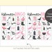 Pink Halloween Bingo Printable, 50 Bingo Cards, Pink Baby Shower and ...
