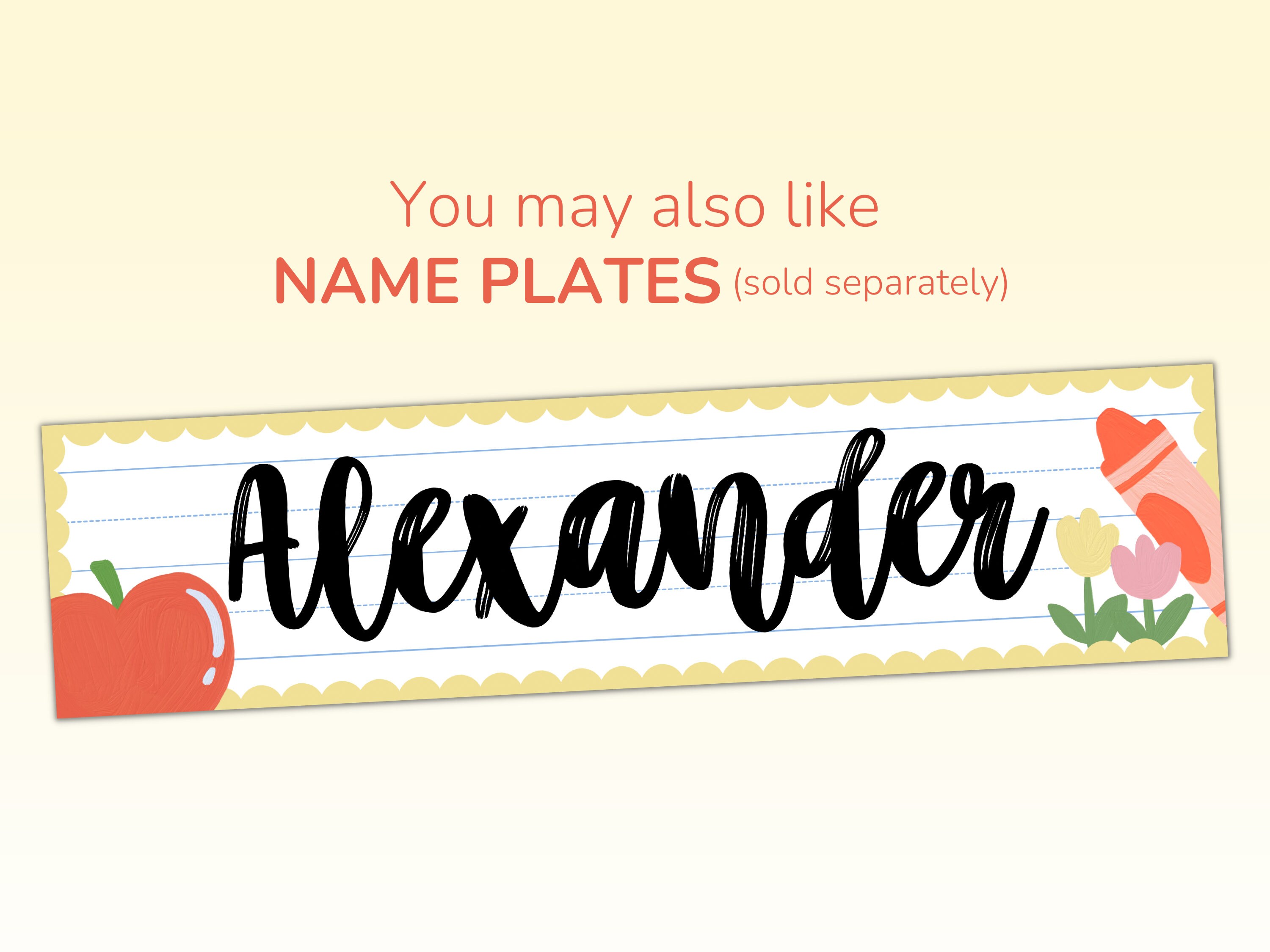 Printable Name Label Editable Name Tags for School Backpack - Etsy