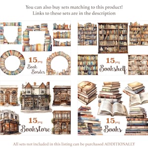 Book Border Clip Art, Stacked Books Png, Reading Clipart, Book Border ...