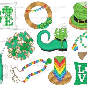 St. Patrick's Day Clipart, St Patrick's Day Design, St. Patrick's Day ...