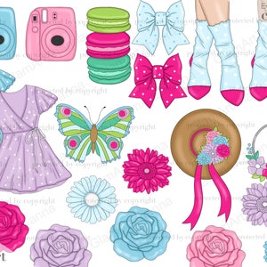Spring Clipart Bundle, Clipart PNG Designs, Wildflower Spring Clipart ...