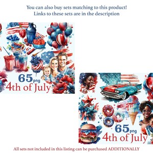 4th of July Clipart Bundle, Patriotic Graphics, 4th of July Sublimation ...
