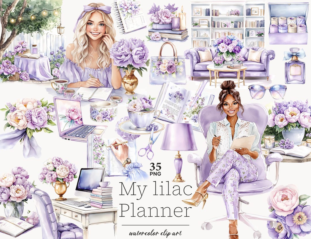 Planner Clip Art Planner Girl Clipart African American Planner Girl Png ...