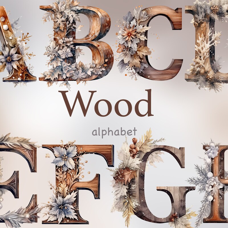 Rustic Letter - Etsy