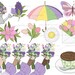 Spring Clipart Bundle, Clipart PNG Designs, Wildflower Spring Clipart ...