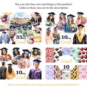 Graduation Clip Art, College Senior Clipart, Graduate Illustration ...