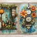 Alchemist Clocks Junk Journal Pages Alchemist Shop Junk - Etsy