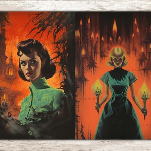 Horror Junk Journal Pages, Creepy Digital Download, Creepy Junk Journal ...