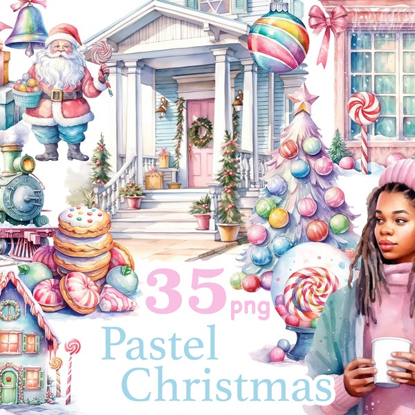 Pastel Christmas - Etsy